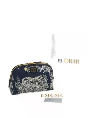 Dior 30 Montaigne Toile De Jouy Reverse Beauty Pouch