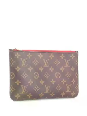 LOUIS VUITTON Neverfull Pochette Monogram Canvas Large Pouch