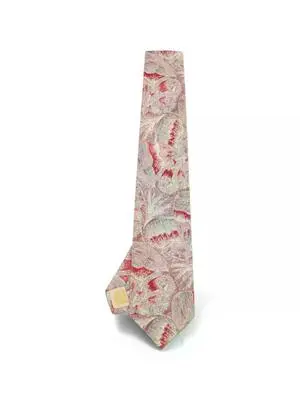 Gianfranco Ferre Floral Jacquard Neck Tie - Red