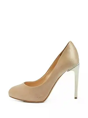 FERRAGAMO Crystal-embellished Platform Pumps
