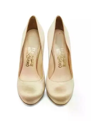 FERRAGAMO Crystal-embellished Platform Pumps