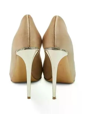 FERRAGAMO Crystal-embellished Platform Pumps