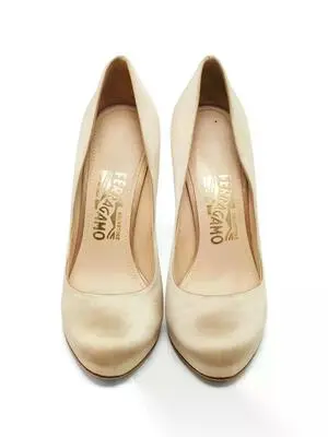 FERRAGAMO Crystal-embellished Platform Pumps