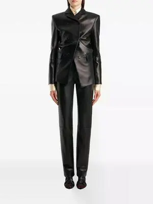 Khaite Ryden Leather Trousers