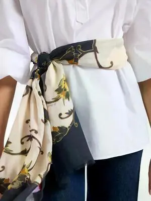 La DoubleJ Frayed Scarf