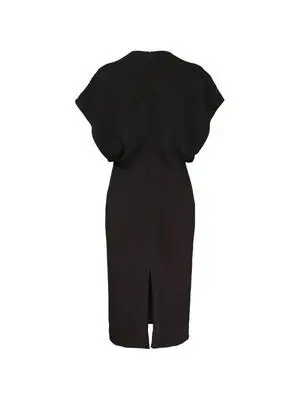Stella McCartney V-neck Batwing-sleeve Midi Dress