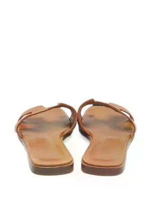 Hermès Oran Leather Slides