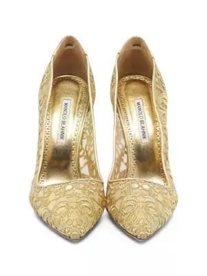 Manolo Blahnik Bbla Mesh Pumps