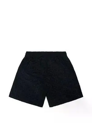 PURPLE BRAND Jacquard Terry Shorts With Logo Motif