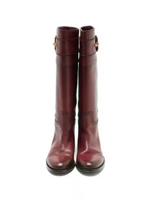 Gucci Horsebit Leather Knee-length Boots