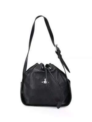 VIVIENNE WESTWOOD Stacey Orb-plaque Drawstring Bucket Bag