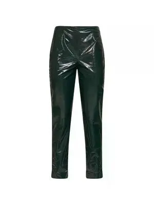 GIANLUCA CAPANNOLO Patent Effect Slim Fit Trousers