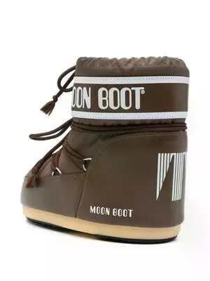 Moon Boot Logo-print Lace-up Boots - Brown