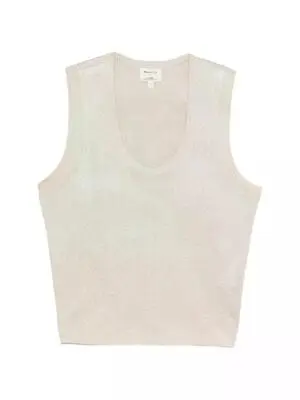 MAISON123 Metallic Effect Knit Top
