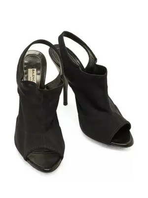 Balenciaga Glove Knit Slingback Sandals