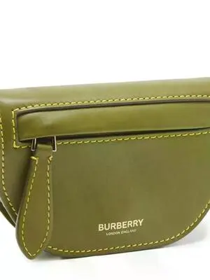 Burberry Micro Olympia Clutch Bag - Green