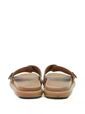 Fendi Zucca Canvas Flat Sandals