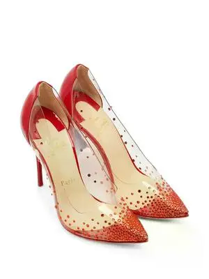 CHRISTIAN LOUBOUTIN Degrastrass Crystal-embellished Pumps
