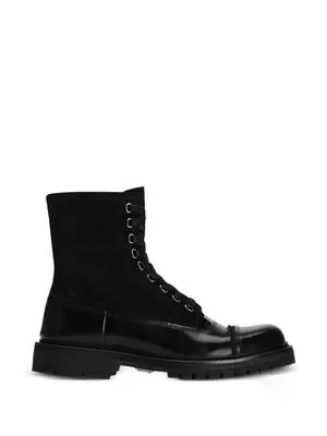 Dolce & Gabbana Lace-up Boots - Black