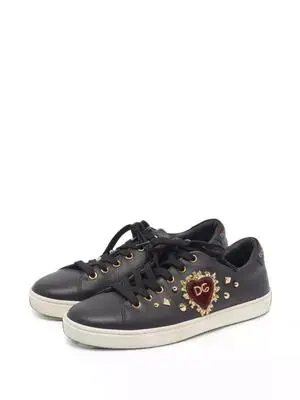 Dolce & Gabbana Portofino Heart-patch Sneakers