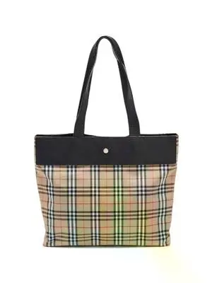 Burberry Check Pattern-print Tote Bag - Neutrals