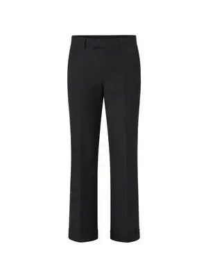 PT TORINO Pressed-crease Tailored Trousers - Black