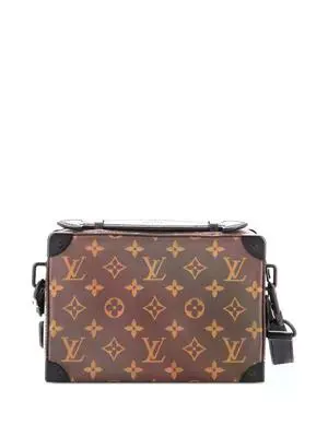 LOUIS VUITTON Monogram Canvas Soft Trunk Crossbody Bag - Black