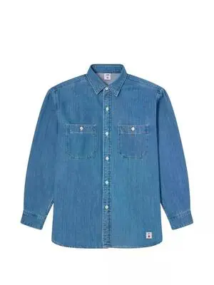 Edwin Work Button-up Denim Shirt