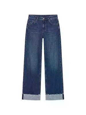 REFORMATION Cary Wide-leg Jeans - Blue