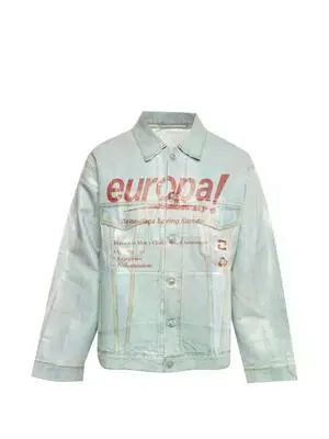 Balenciaga Oversized Denim Jacket - Blue