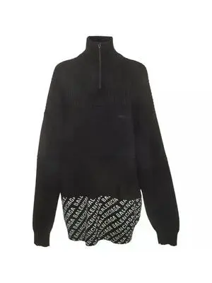 Balenciaga Logo-print Panelled Sweater