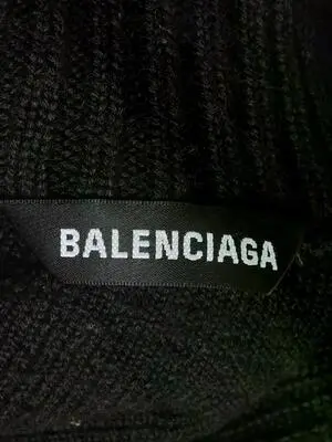 Balenciaga Logo-print Panelled Sweater