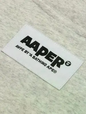 AAPE BY *A BATHING APE Logo-patch Long-sleeve T-shirt