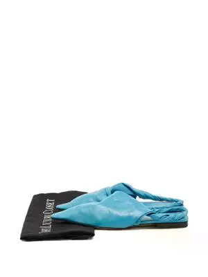 Bottega Veneta Pointed-toe Twist Ballet Flats