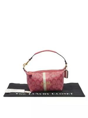 COACH Heritage Striped Shoulder Bag
