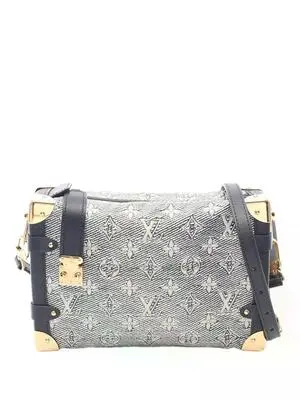 LOUIS VUITTON 2021-2026 Monogram Jacquard Side Trunk Mm Satchel - Blue