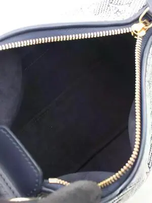 LOUIS VUITTON 2021-2026 Monogram Jacquard Side Trunk Mm Satchel - Blue