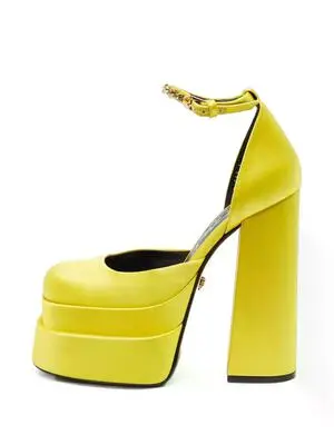 Versace Aevitas Platform Pumps - Yellow