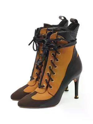 LOUIS VUITTON Laureate Lace-up Ankle Boots - Black