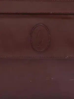 Cartier Must De Leather Clutch Bag
