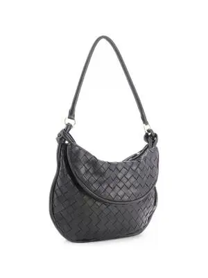 Bottega Veneta Gemelli Intrecciato Leather Small Shoulder Bag
