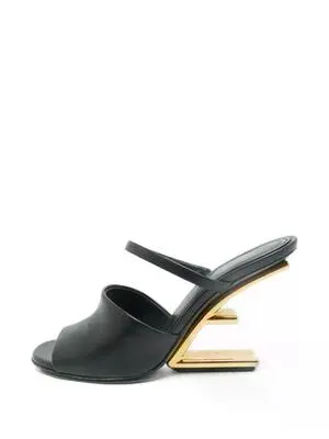 Fendi First Sculptural Sandals - Black