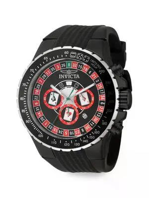 INVICTA Aviator 50mm Watch - Black