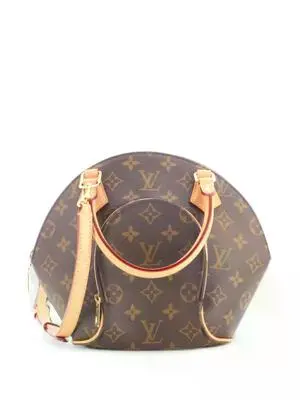 LOUIS VUITTON Monogram Canvas Ellipse Nm Pm Satchel - Brown