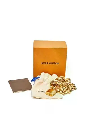 LOUIS VUITTON Edge Cadenas Lock Pendant Necklace