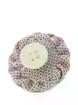 Corneliani Check-pattern Pin - Grey