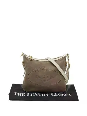 Prada Logo Print Crossbody Bag