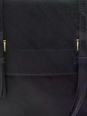 Prada Saffiano Turn-lock Tote Bag
