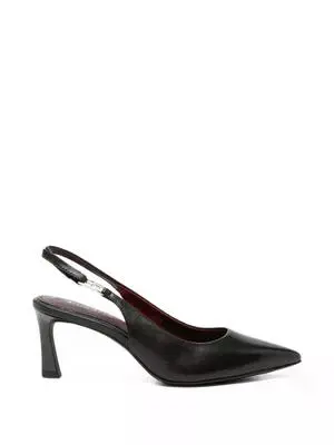 TAMARIS Pointed-toe Slingback Heeled Pumps - Black