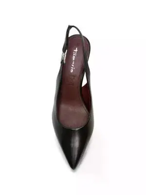 TAMARIS Pointed-toe Slingback Heeled Pumps